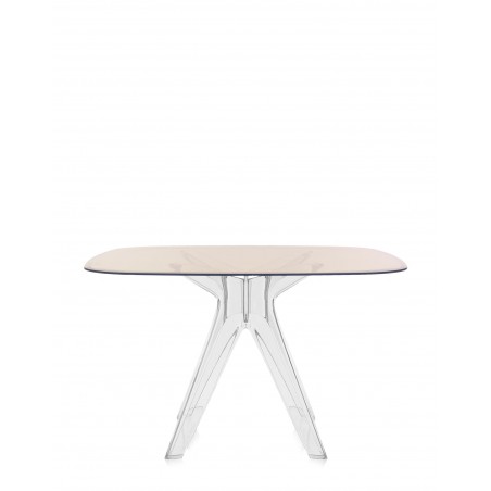 SIR GIO TABLE CARREE STRUCTURE TRANSPARENTE