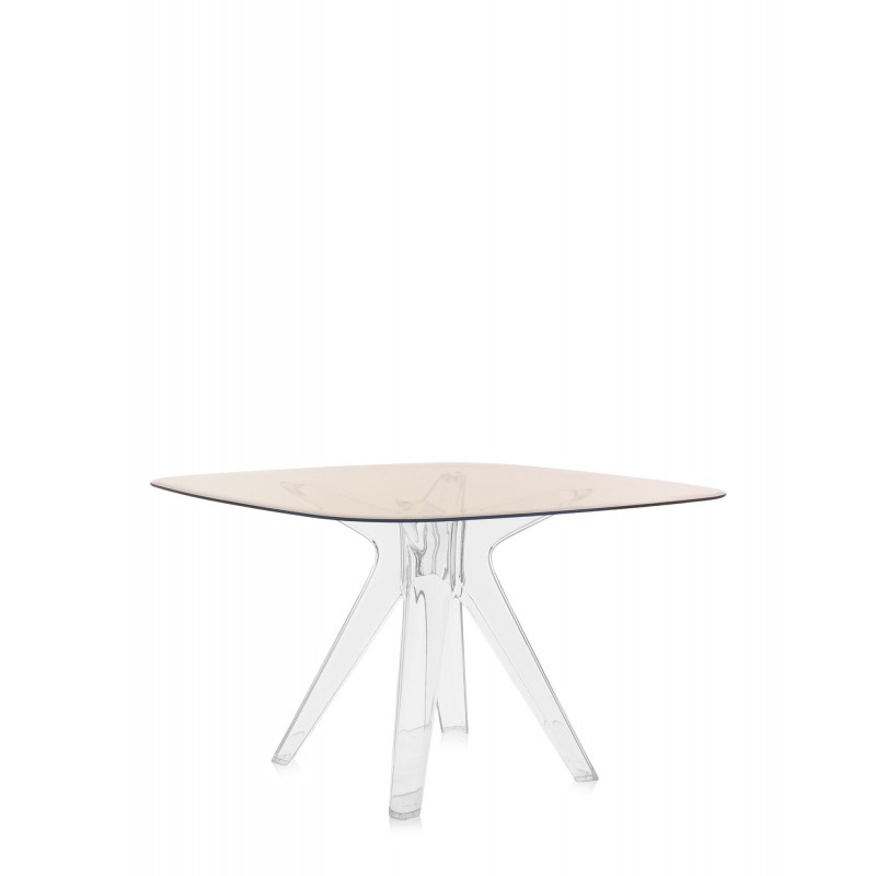 SIR GIO TABLE CARREE STRUCTURE TRANSPARENTE